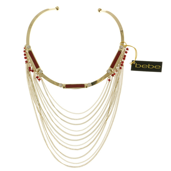 bebe | Jewelry | New Bebe Gold Multi Layered Strand Nwt Bbn9 | Poshmark